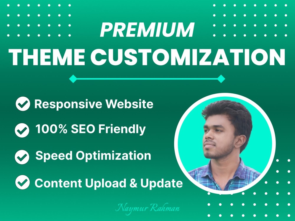 Premium Or Themeforest Theme Installation And Customization Upwork