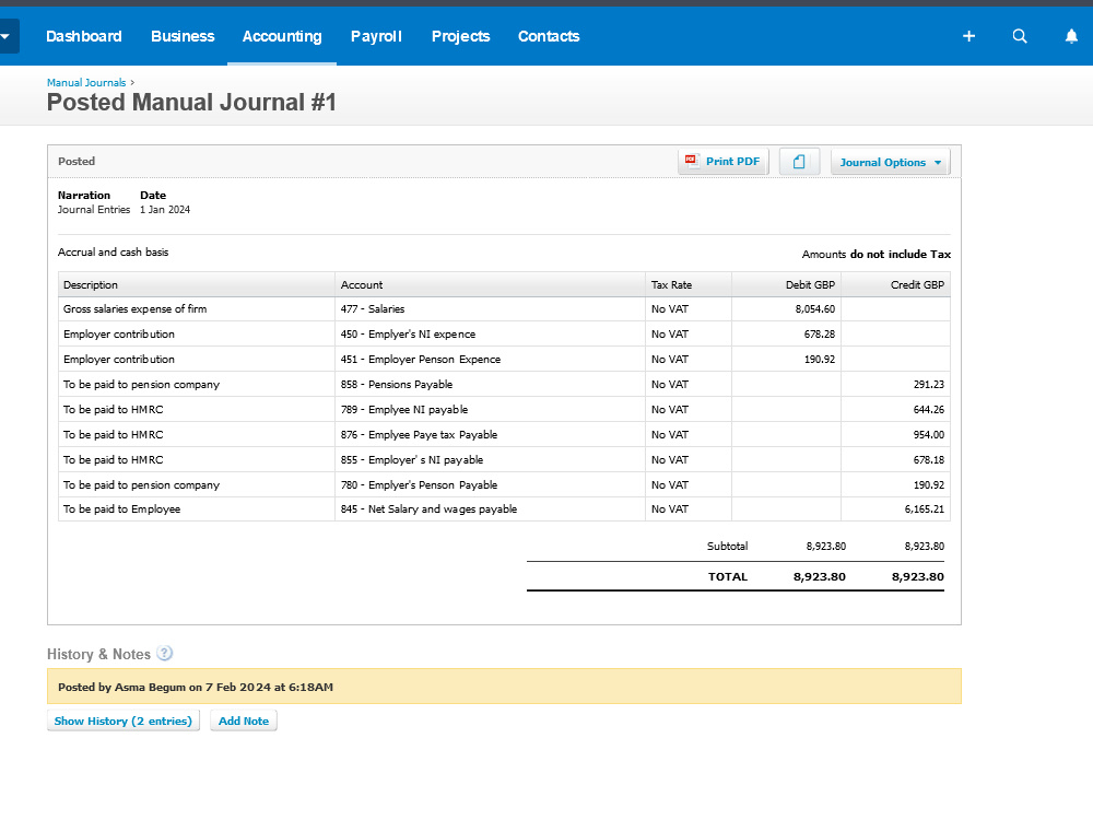 Financial statement and generate report using QuickBooks online and ...