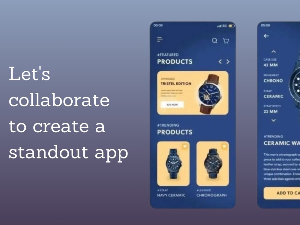 A unique Android and iOS app based on your requirements in Flutter. | Upwork