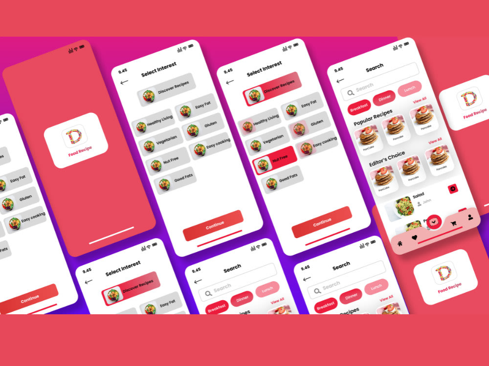 Mobile App UI | UIUX Designer | Responsive APP Design | Figma Expert ...