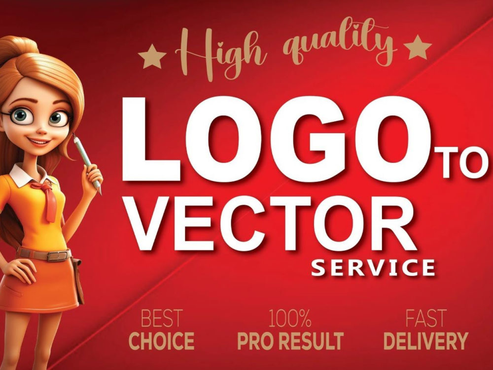 Convert logo to vector file, vectorize, digitize | Upwork