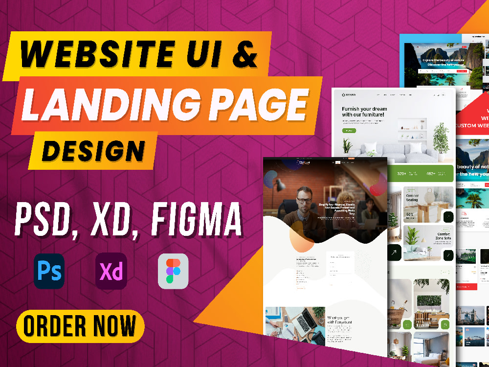 A stunning Website UI/UX design | Upwork