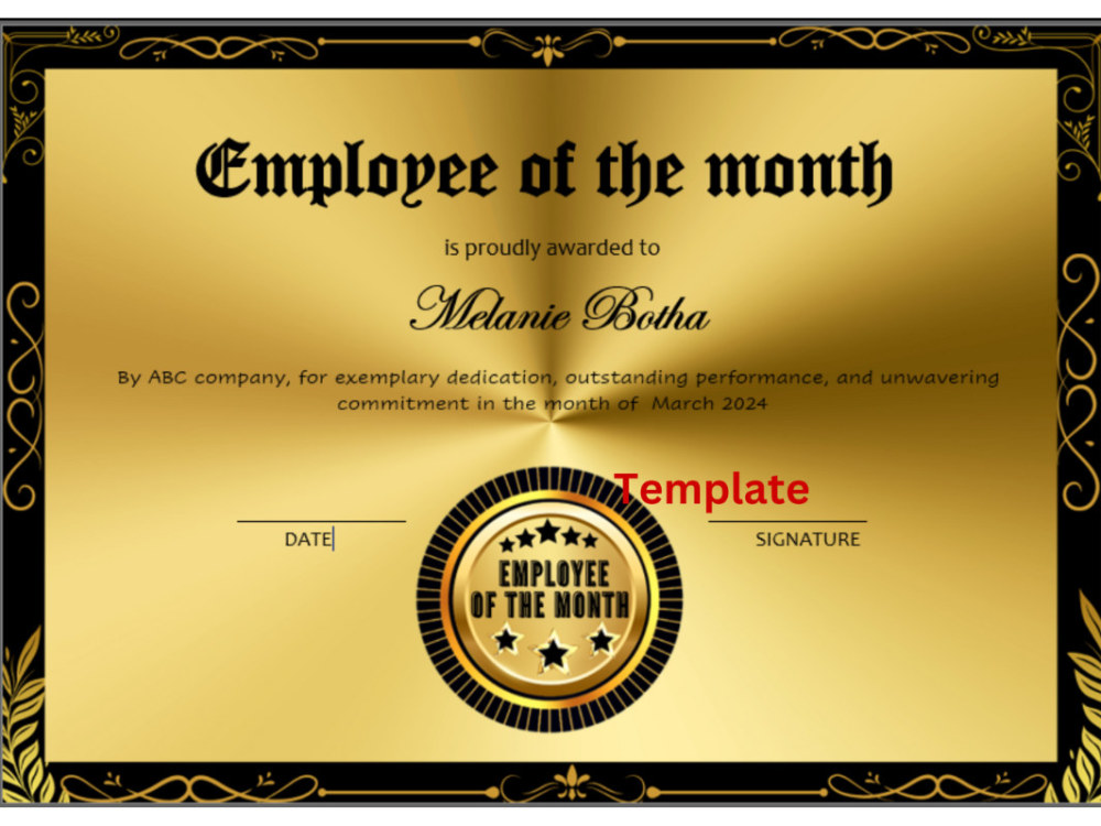 Stunning certificate template with customized logo | Upwork