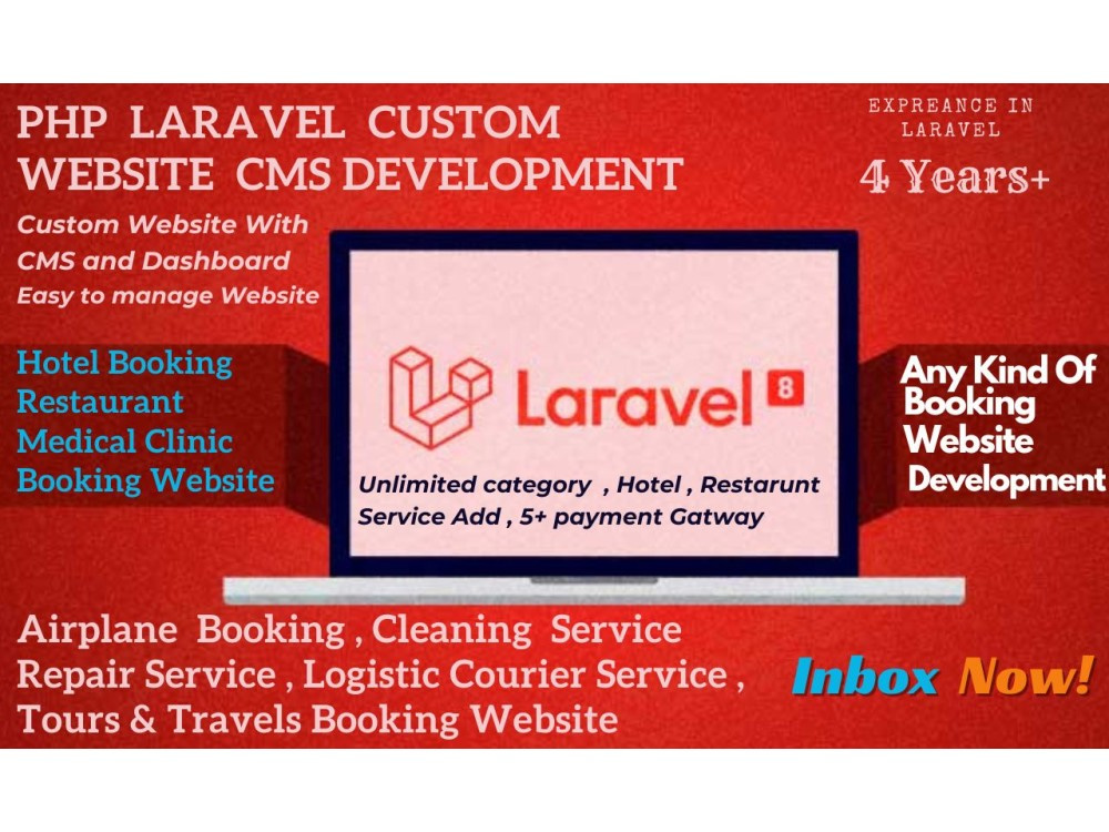 Design hotel restaurant and service booking website with a custom ...