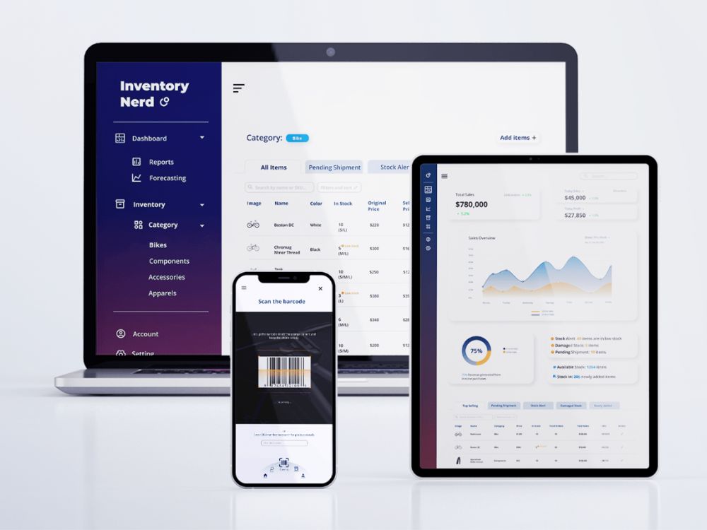 An efficient inventory website, inventory app for android and ios | Upwork
