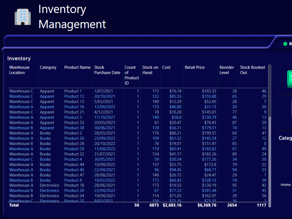 Custom professional dashboard with great UI for your reporting Power BI ...