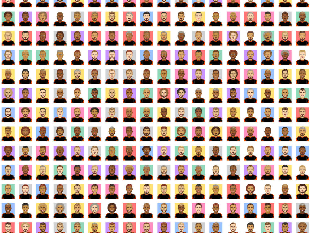 NFT collection (400 traits for 2 characters or 800 traits for 1 ...