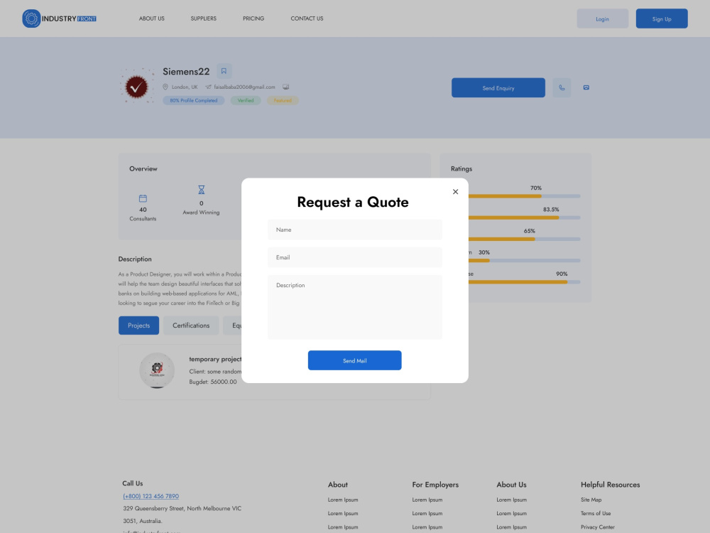 Website design | Webapps design | Mobile app design | Upwork