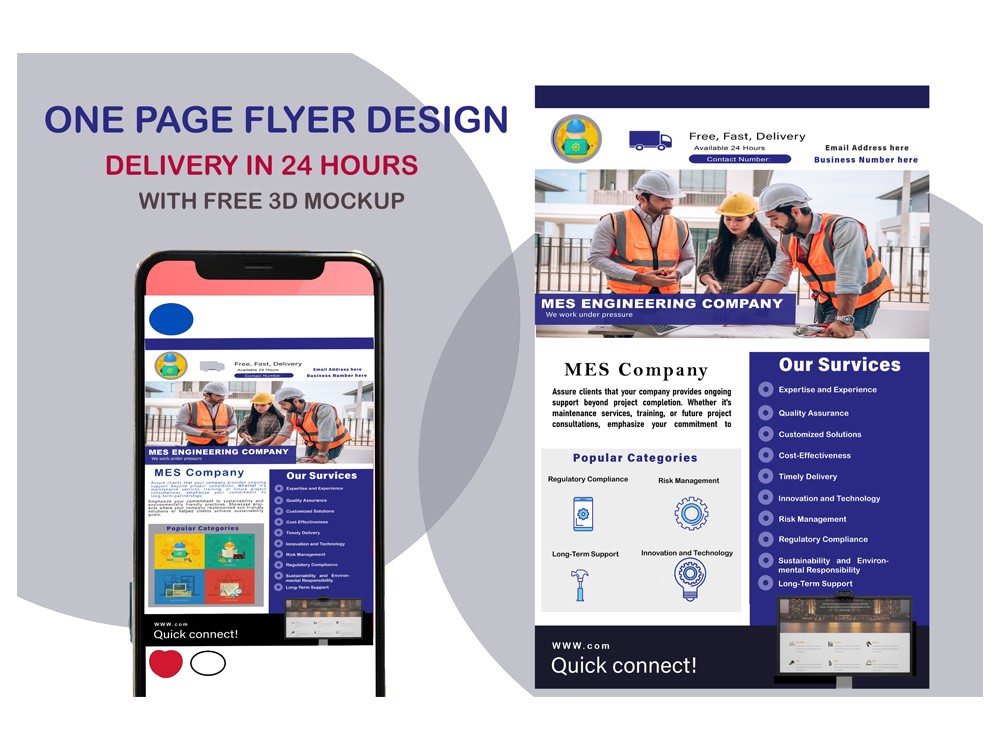 Professional flyer/brochure design single, Bi-fold, Tri-fold | Upwork