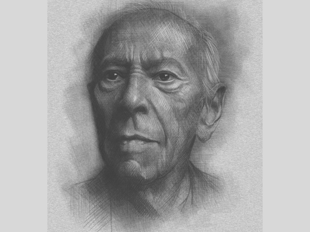 Creative portrait Art sketch with digital pencil art | Upwork