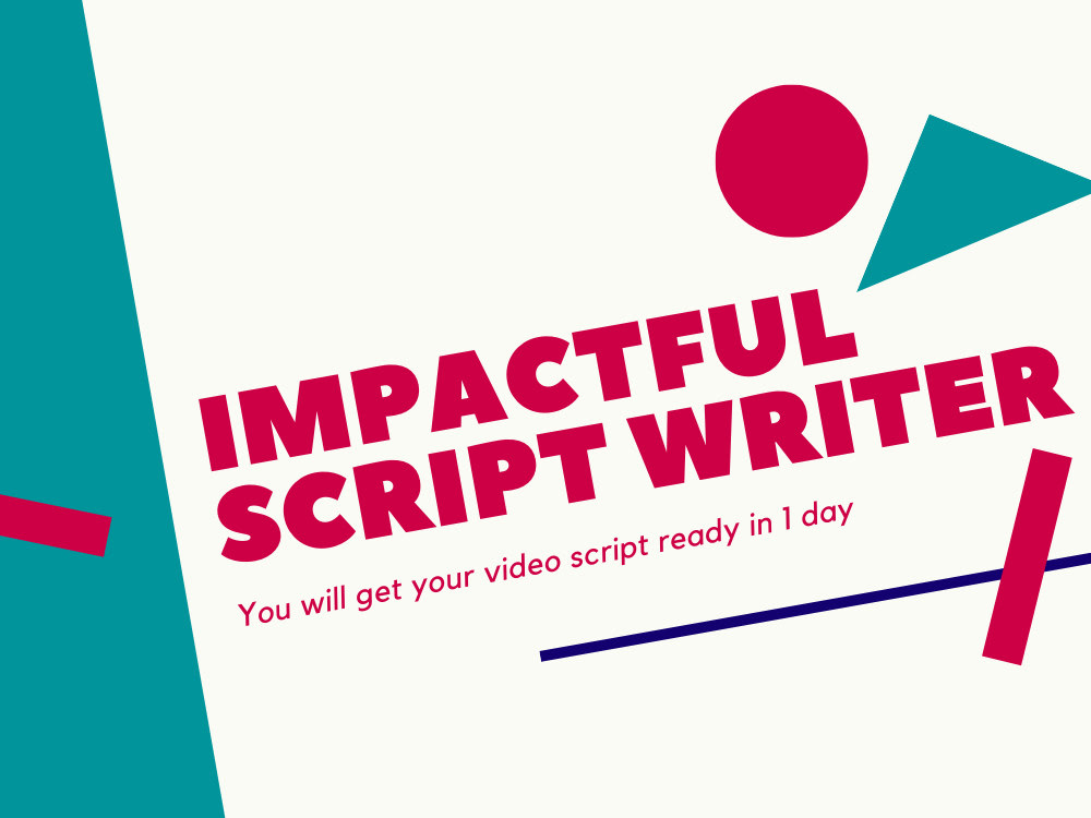 An impactful scriptwriter for your social media channels | Upwork