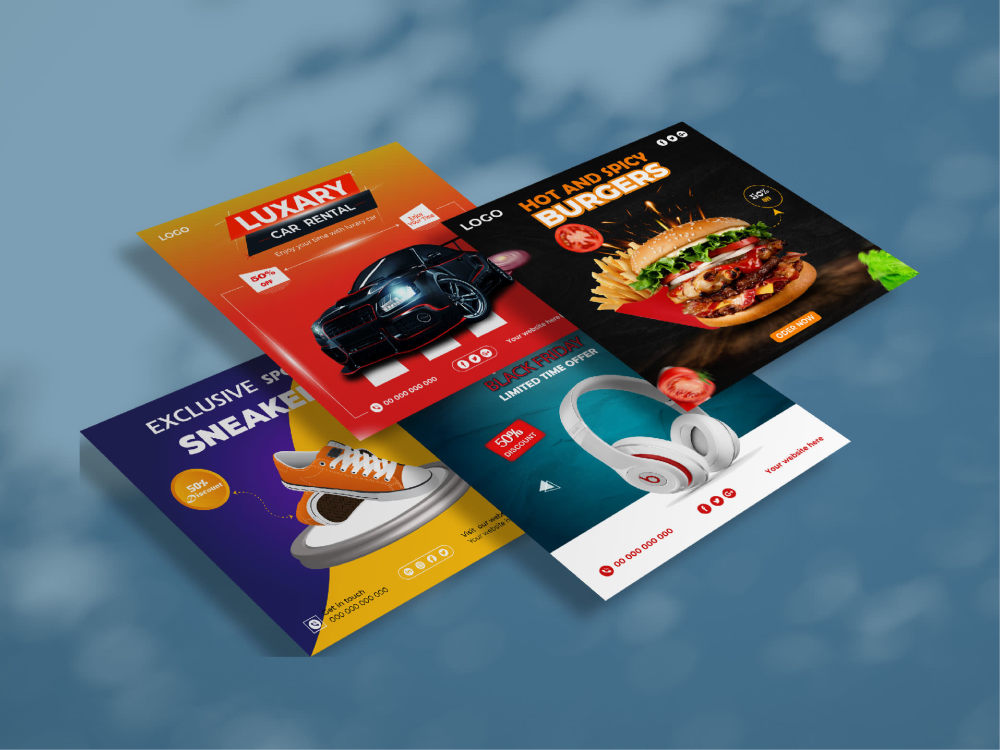 Creative and attractive social media post for any platform | Upwork