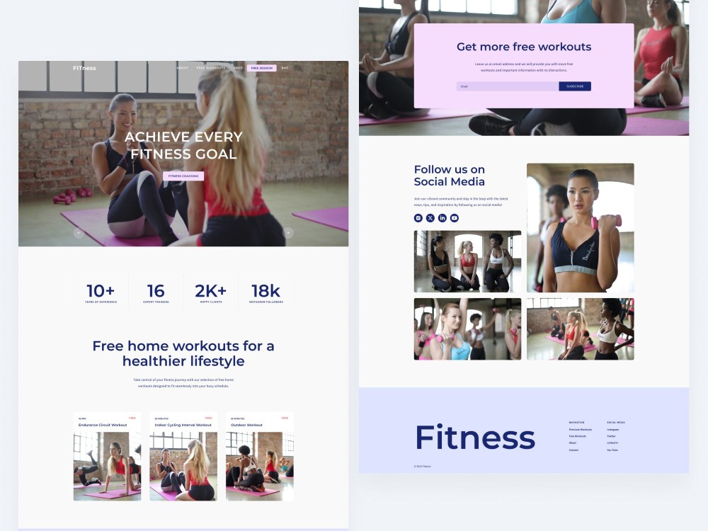 A stunning Webflow landing page website | Upwork