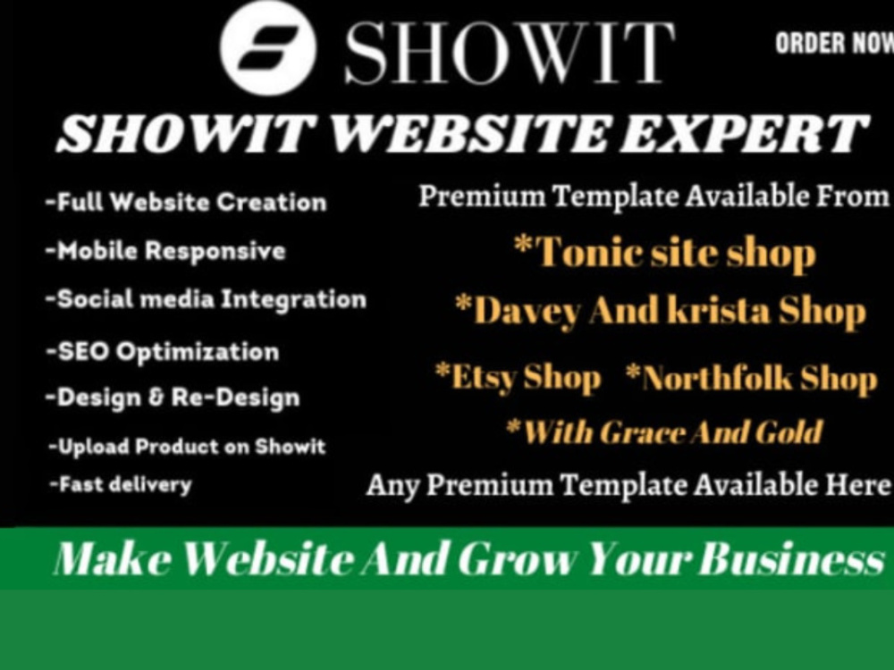 Design, redesign and customize showit website or showit template | Upwork