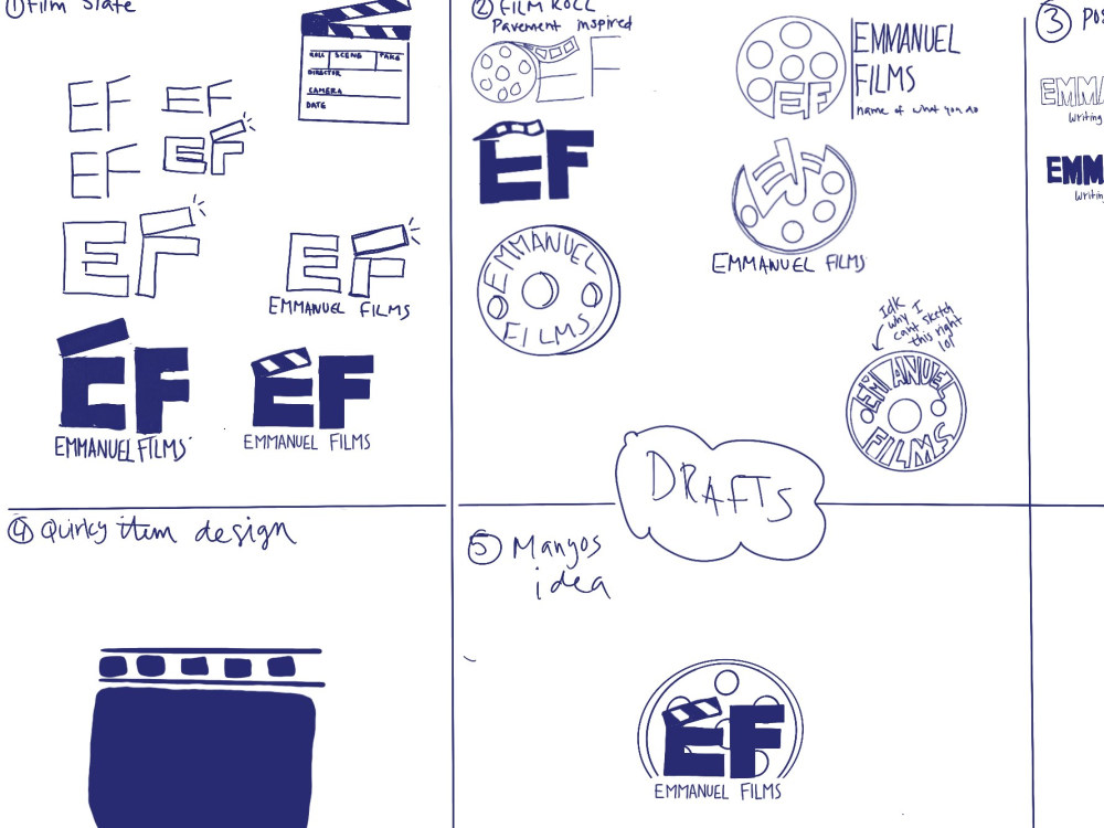 A full page of logo design variations | Upwork