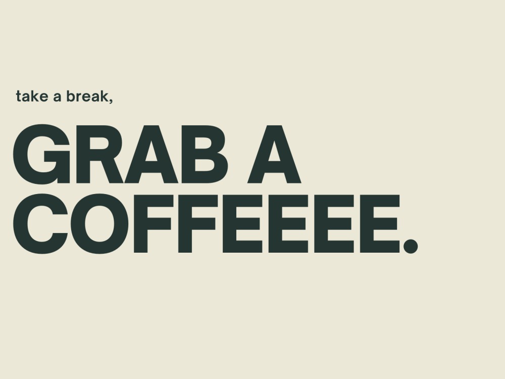 An aesthetic, simple, elegant and minimalist, advertisement slogan ...