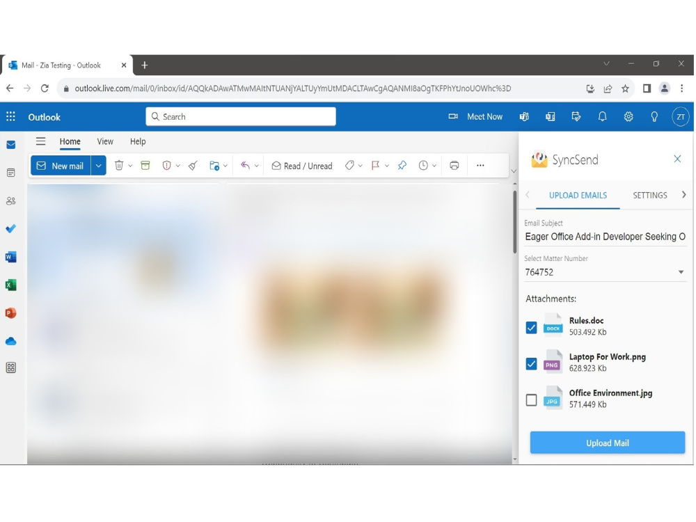 Outlook add-ins for Office 365, desktop and VSTO | Upwork
