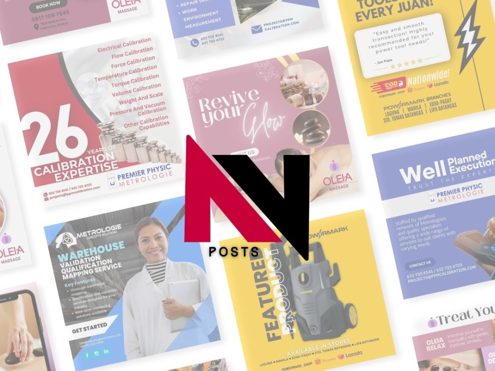 Attractive social media posts tailored for your business/company | Upwork