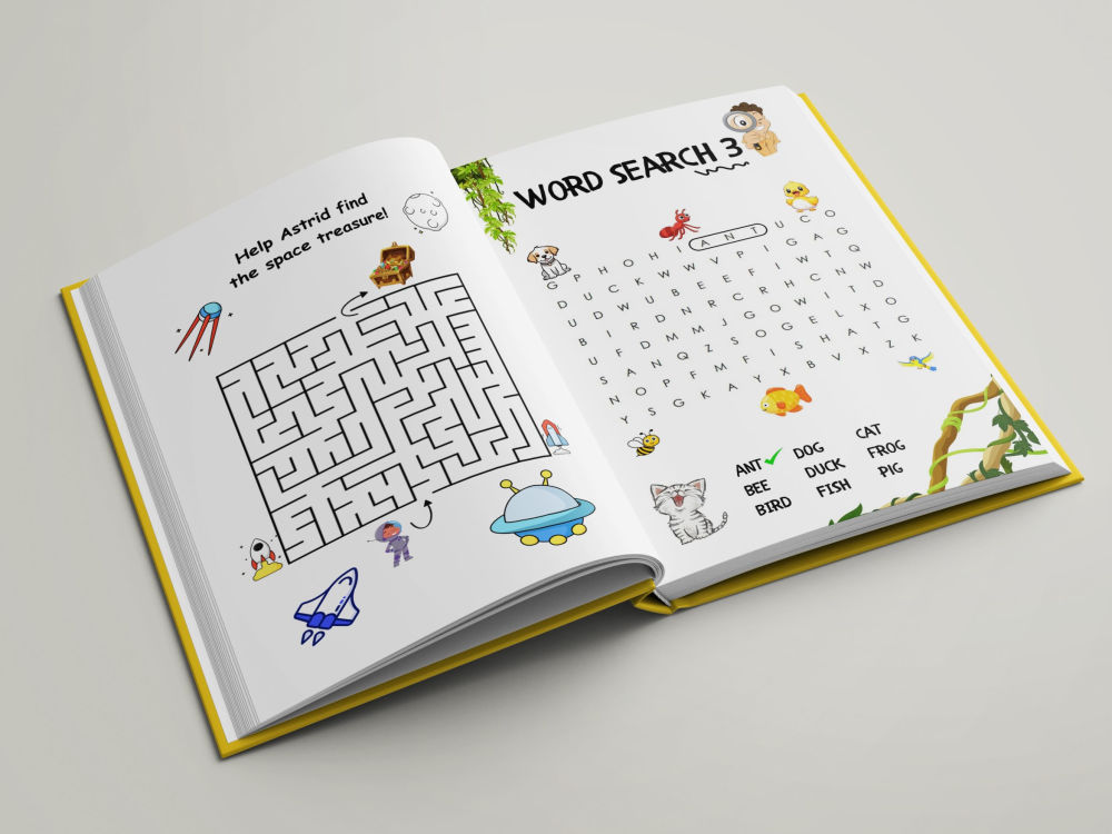 Custom activity book worksheets, ebook worksheets for kids | Upwork