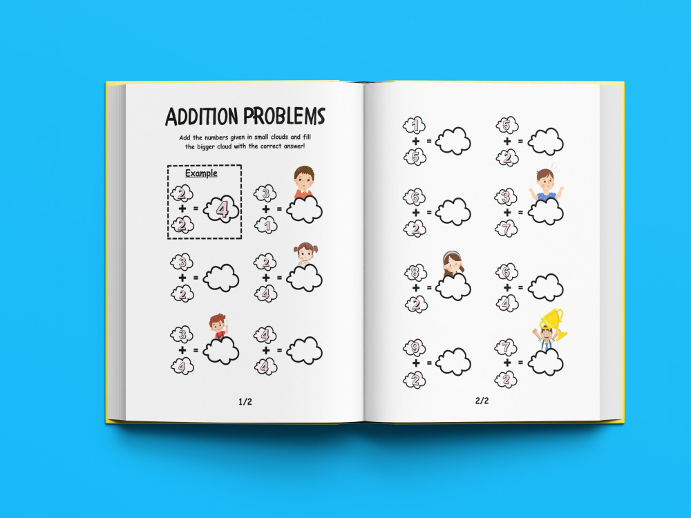 Custom activity book worksheets, ebook worksheets for kids | Upwork