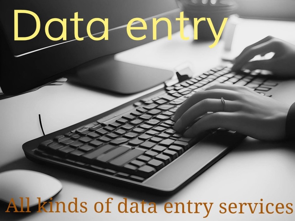 Data entry, manual typing | Upwork