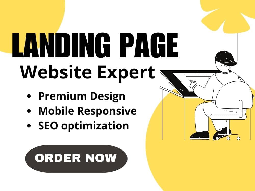 Landing pages designer landing page design expert landing page | Upwork