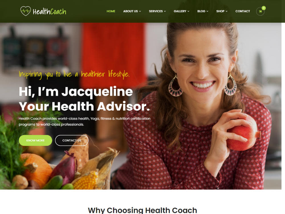 HealthCare Website for Health Coach and Trainers, Life Coach | Upwork