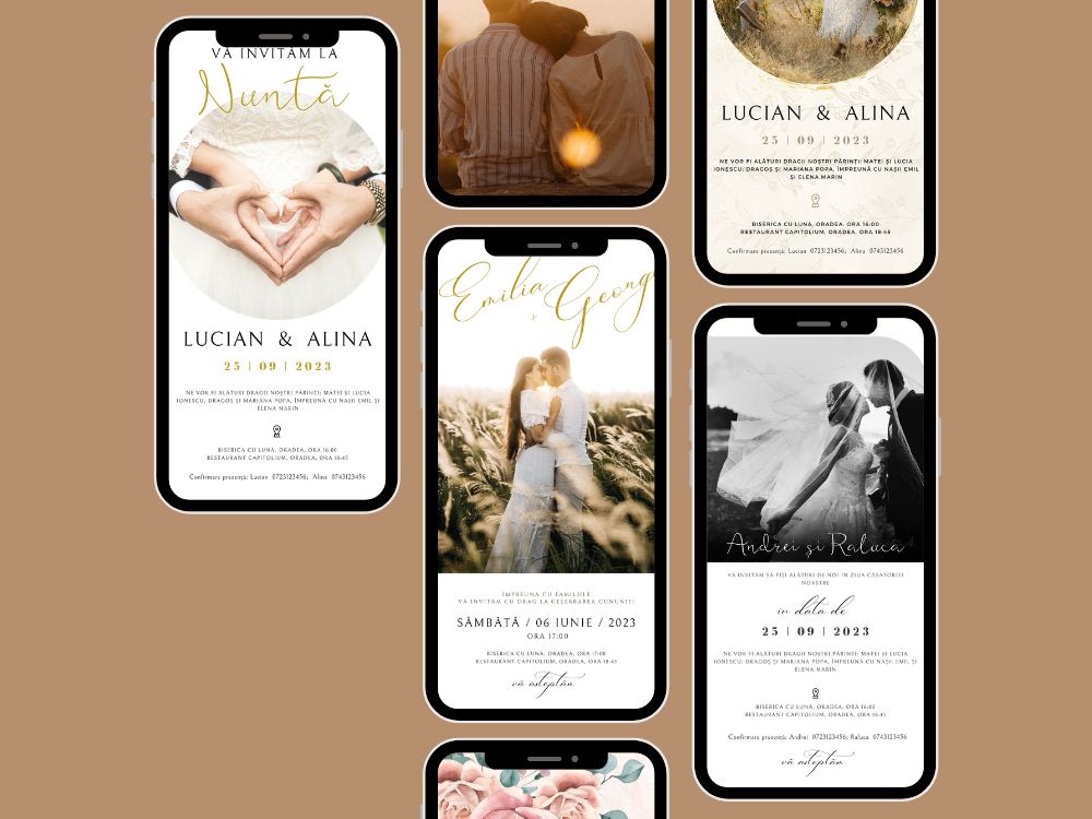 A custom digital wedding invitation | Upwork