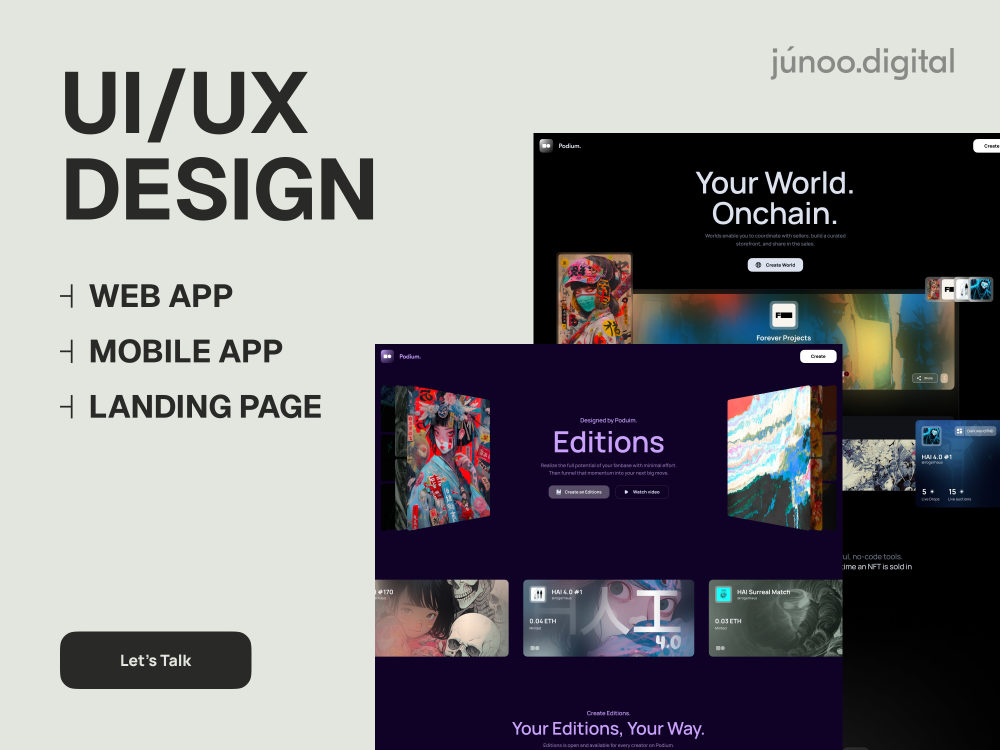 UI/UX design for your SaaS platform, web & mobile app, CRM or ERP ...