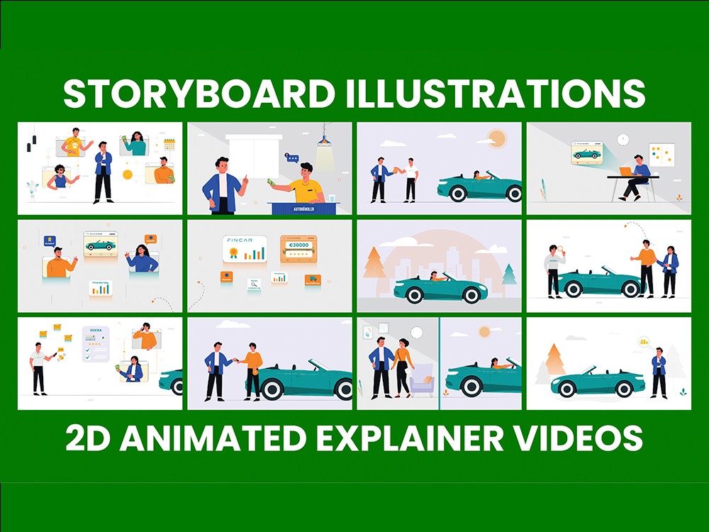 Storyboarding frame and storyboard scene design for 2d Animation Videos ...