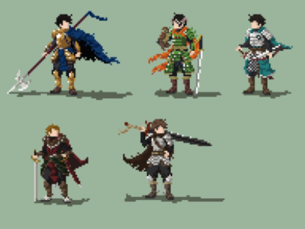 Pixel art characters, tileset, object, items, game art and animation ...