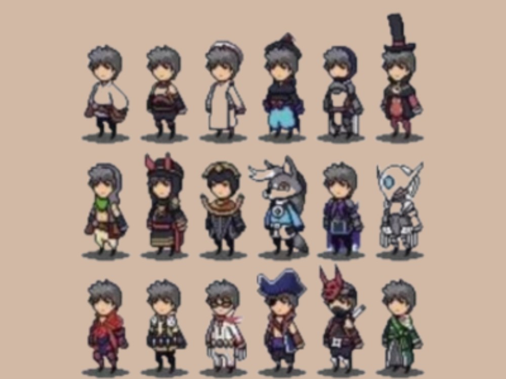 Pixel art characters, tileset, object, items, game art and animation ...