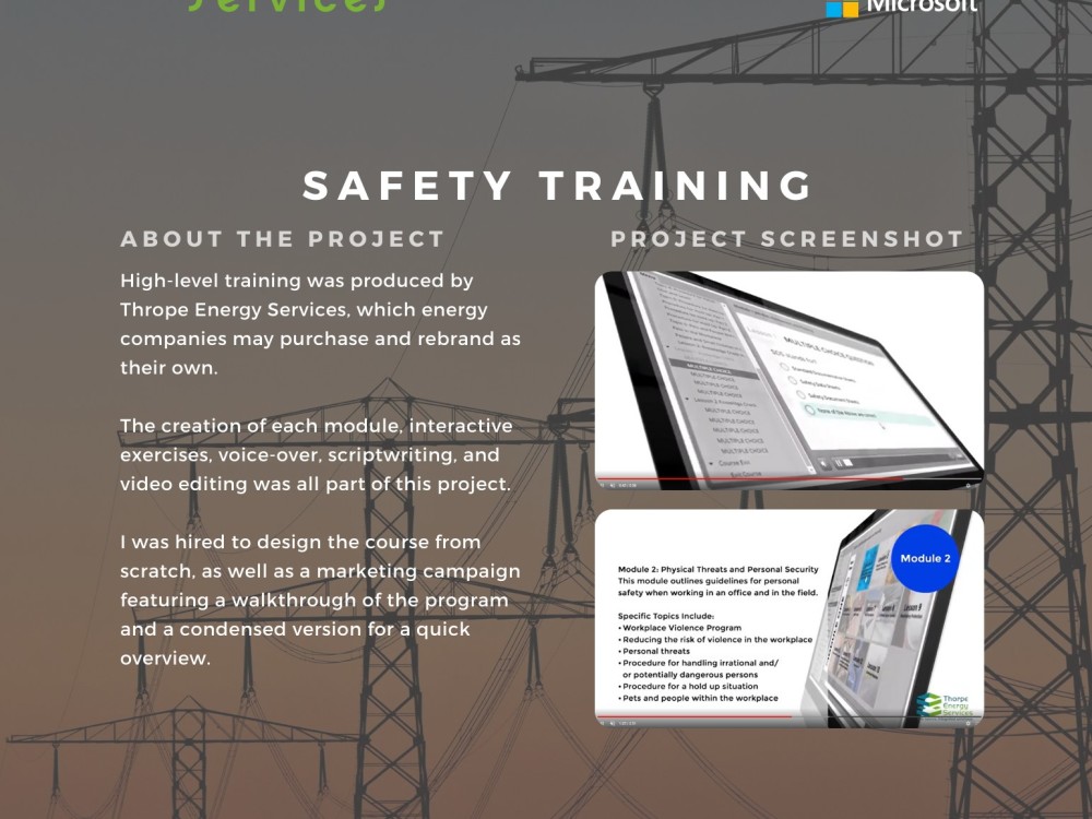 Your eLearning Module and Post Production Ad Completed! | Upwork