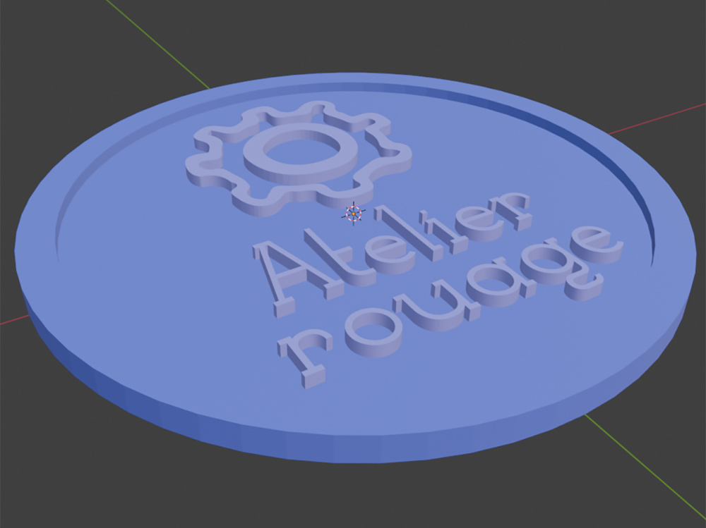 A 3D logo modelisation | Upwork