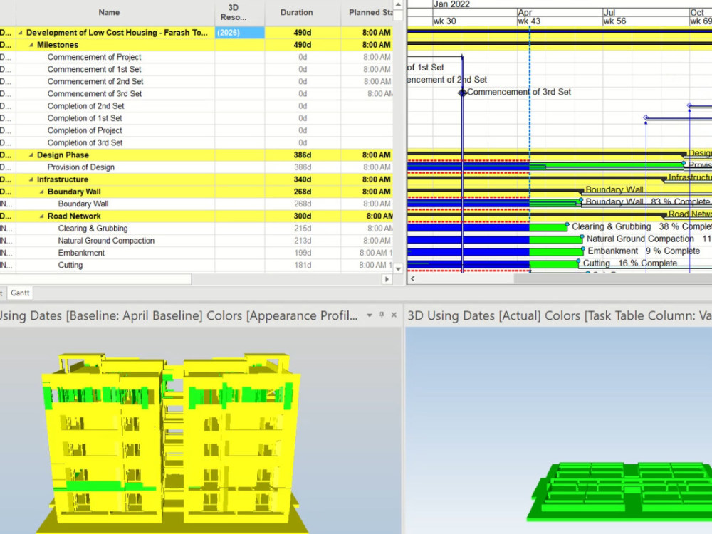 4D BIM Services l Construction Simulation l Timeline Video | Upwork