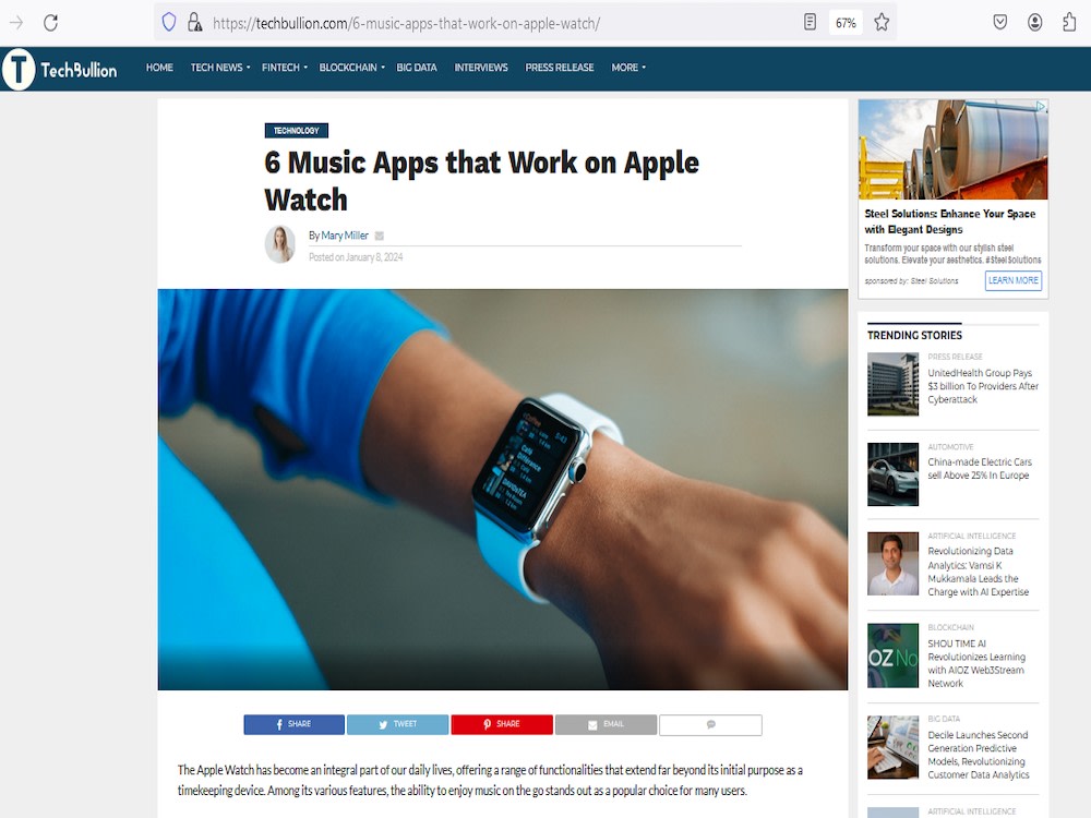 A Guest Post on TechBullion Website With 52.7K Traffic DR 79 | Upwork