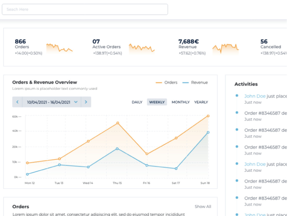 An amazing REACT JS /NODE JS website for your business | Upwork