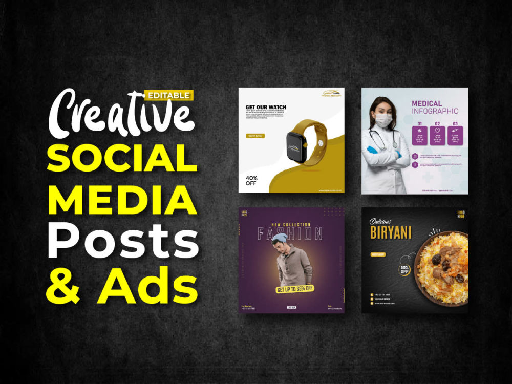 An Editable Social Media Post Design | Upwork