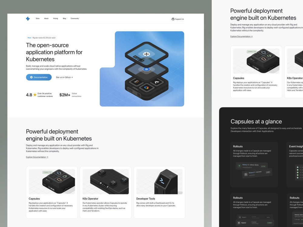 Modern and unique Landing Page design | Upwork