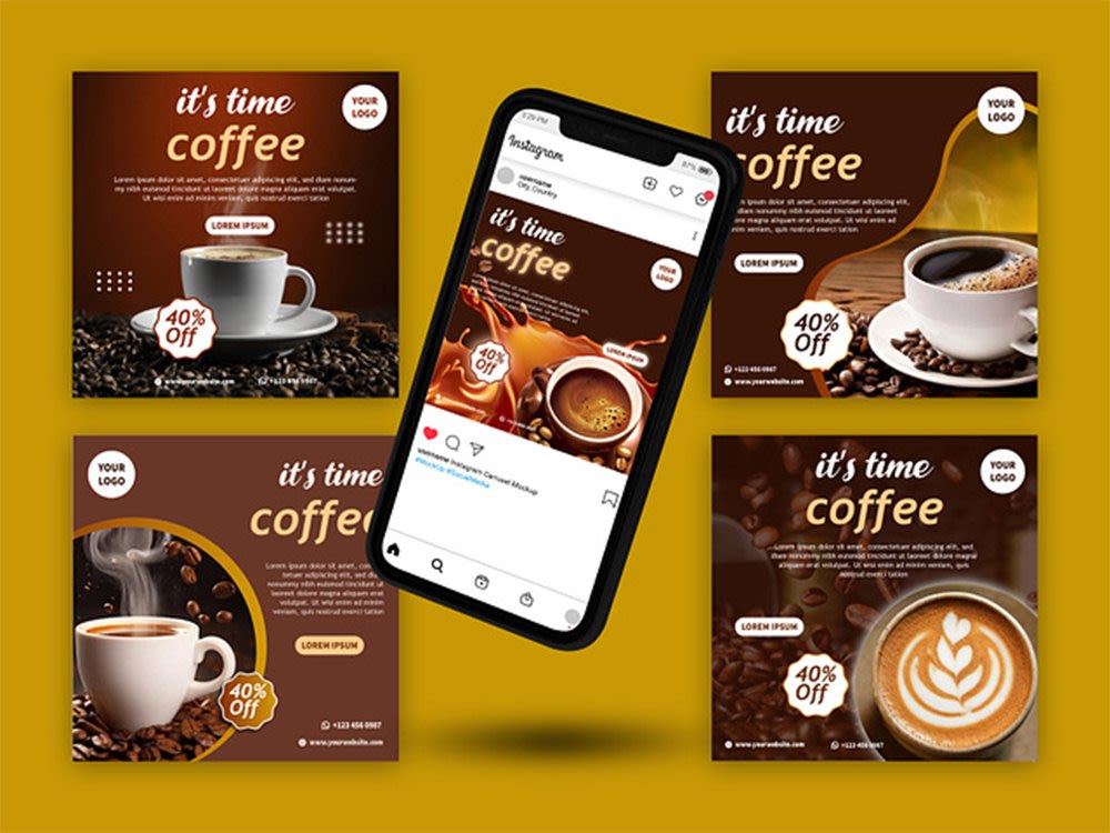 30 unique social media posts designs (Facebook posts, Instagram posts ...