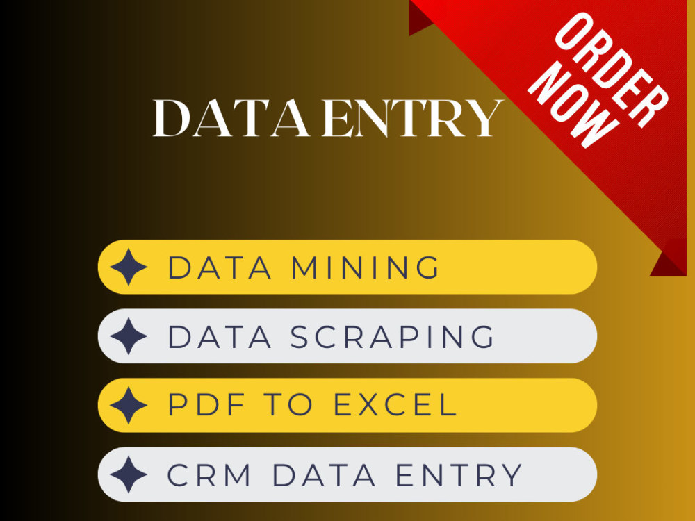 Data Mining ,Data Scraping, Pdf to Excel ,CRM Data Entry. | Upwork