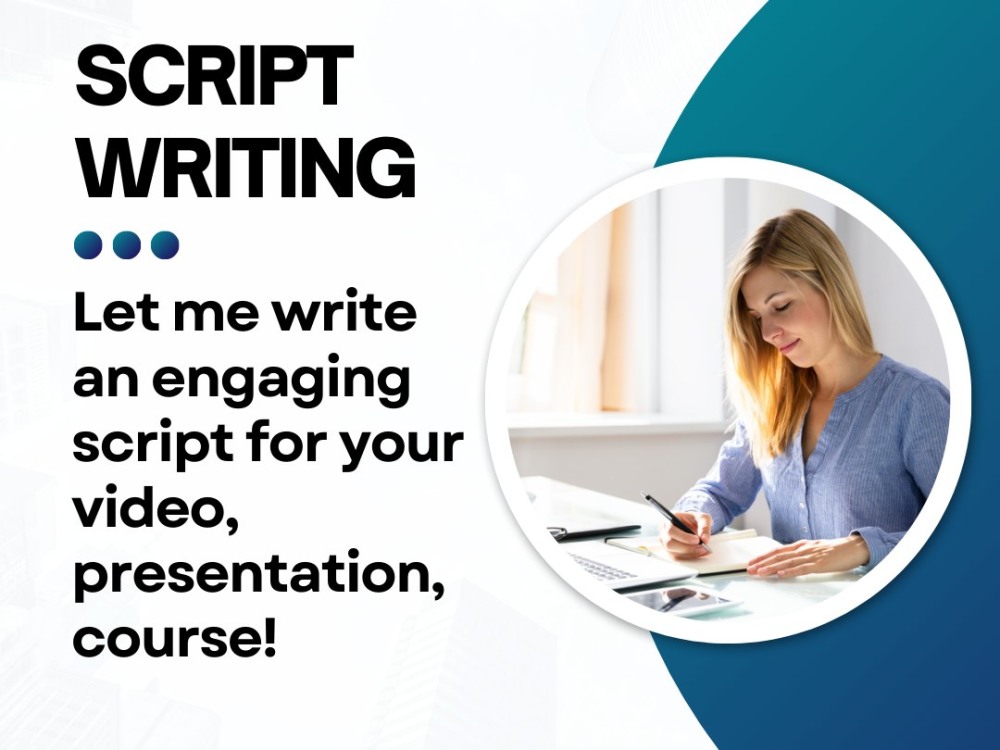 A script for your PowerPoint/Google slides presentation. | Upwork