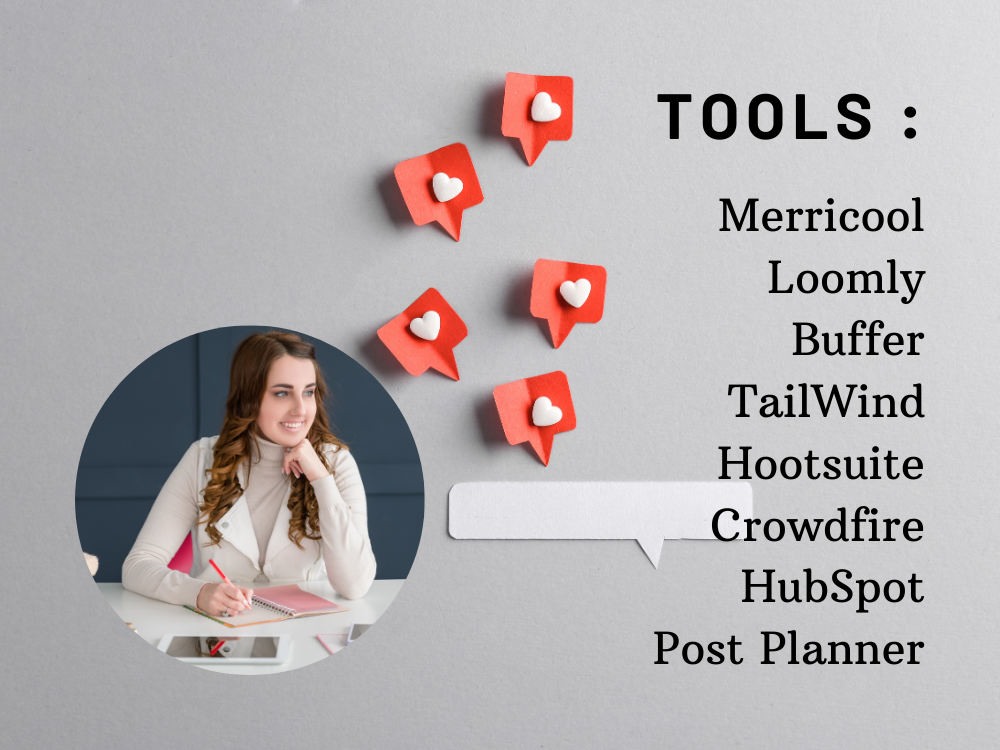 Social media marketing manager, schedule posting via mericool buffer ...