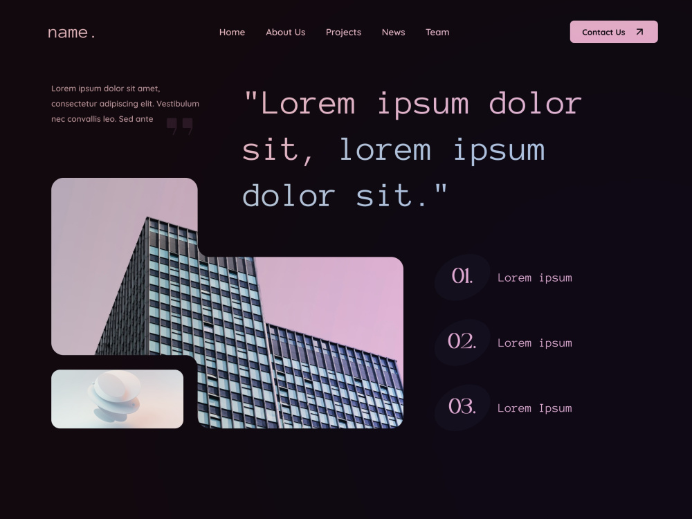 An aesthetic design for your website or app | Upwork