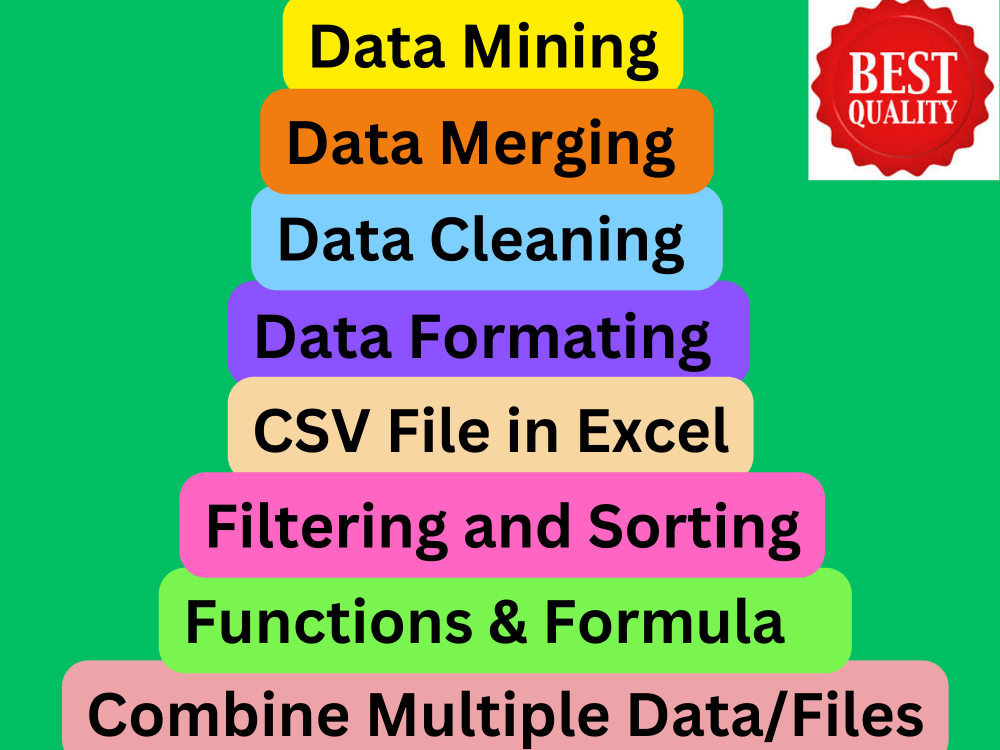 Clean, organize and merge excel or CSV data | Upwork
