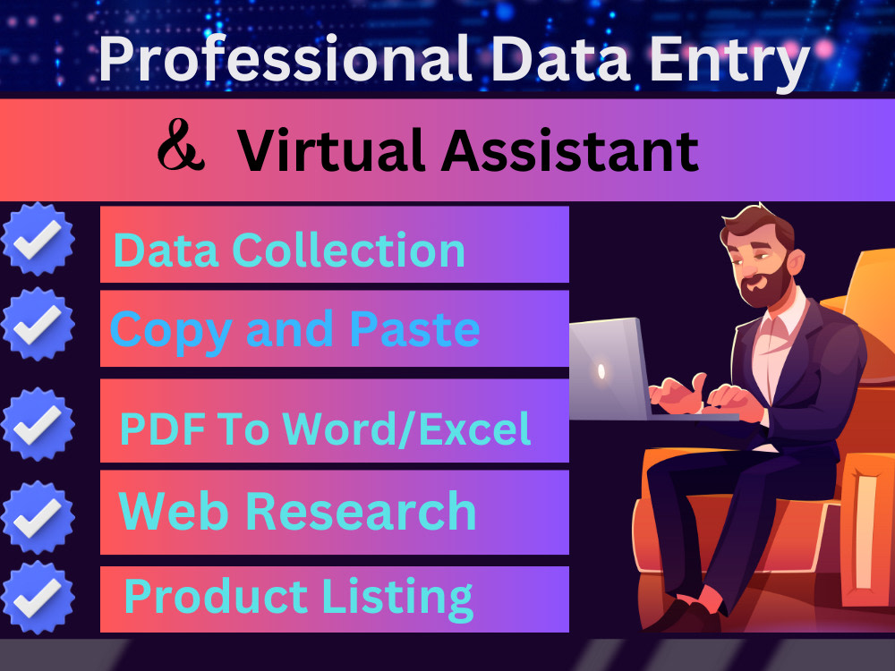A professional data entry service | Upwork