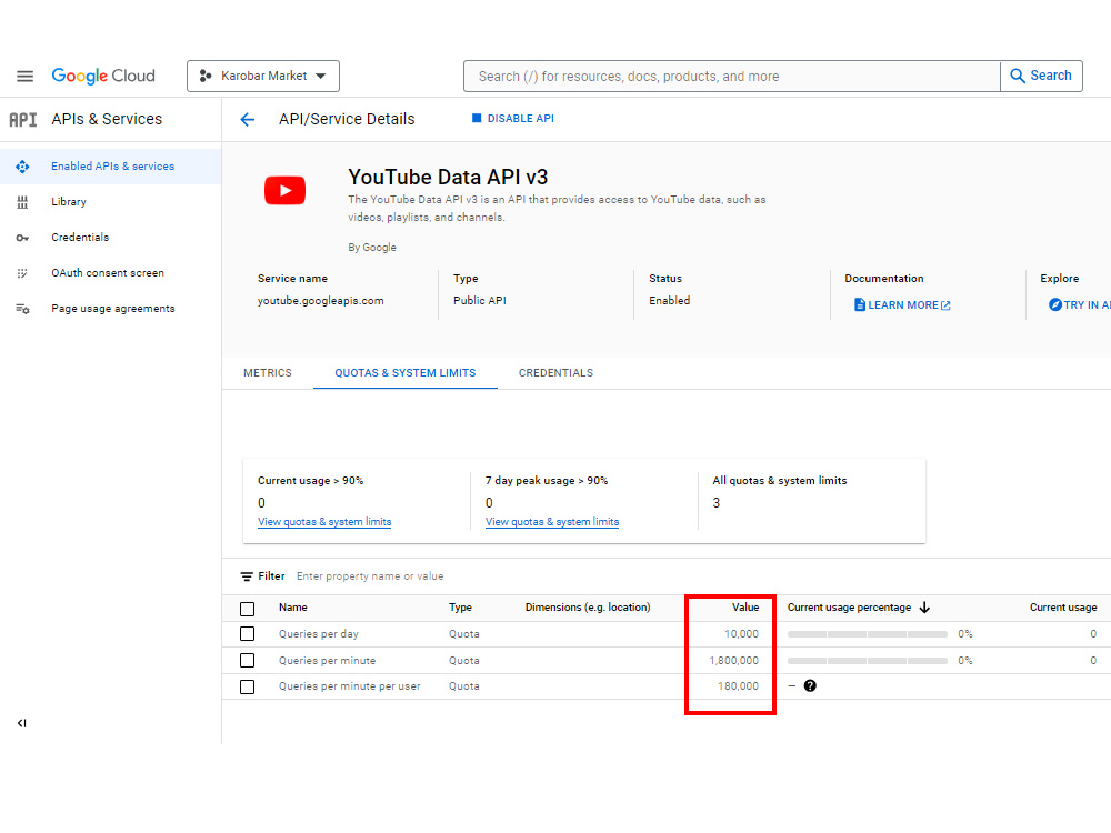 Google API Quota Approval | Upwork
