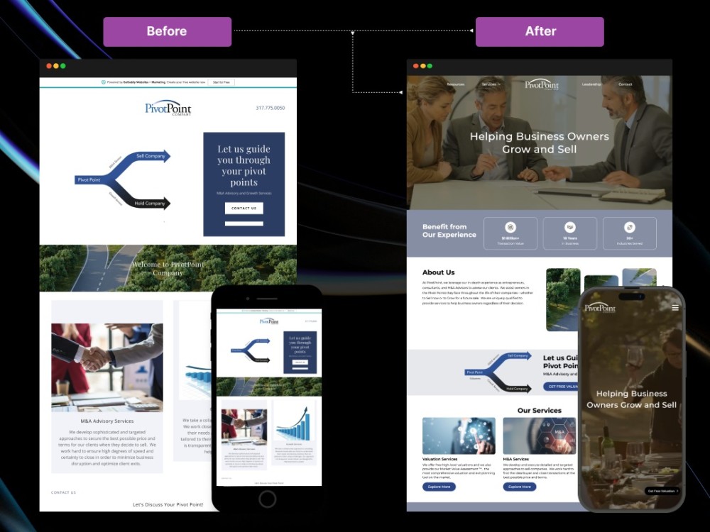 A Website Re-Design that Properly Reflects the Quality of Your Business ...