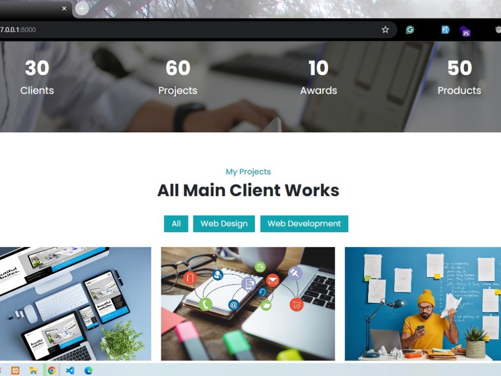 Fully responsive and dynamically customizable portfolio website | Upwork