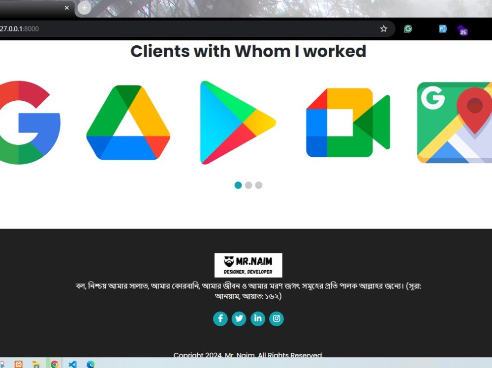 Fully responsive and dynamically customizable portfolio website | Upwork